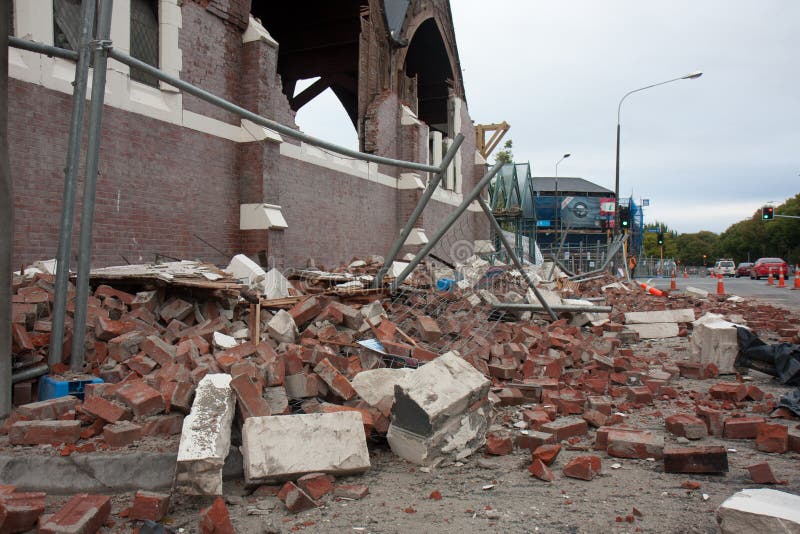 Knox Church damage editorial photo. Image of february - 18468146