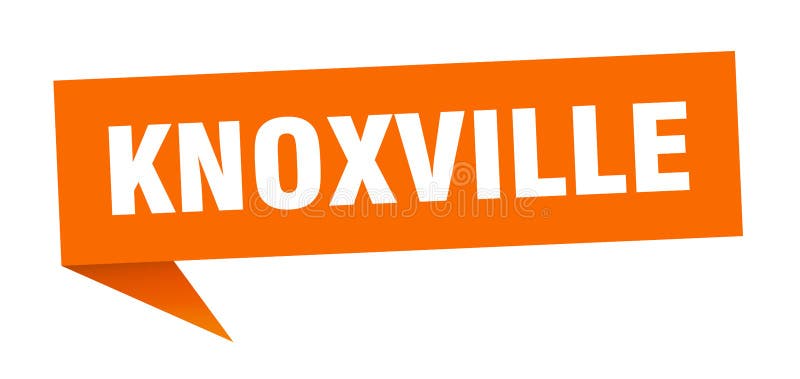 Knoxville Sticker. Knoxville Signpost Pointer Sign Stock Vector ...