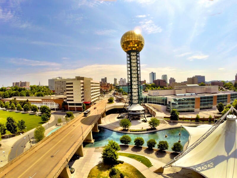 Knoxville stock photo. Image of trees, downtown, skyline - 14327188