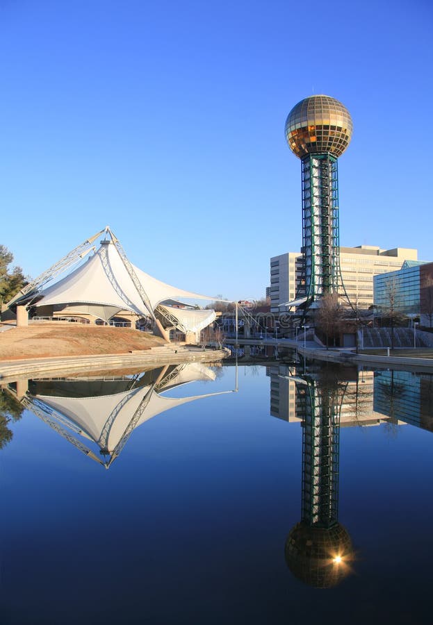 Knoxville Sunsphere stock image. Image of exterior, life - 8017065
