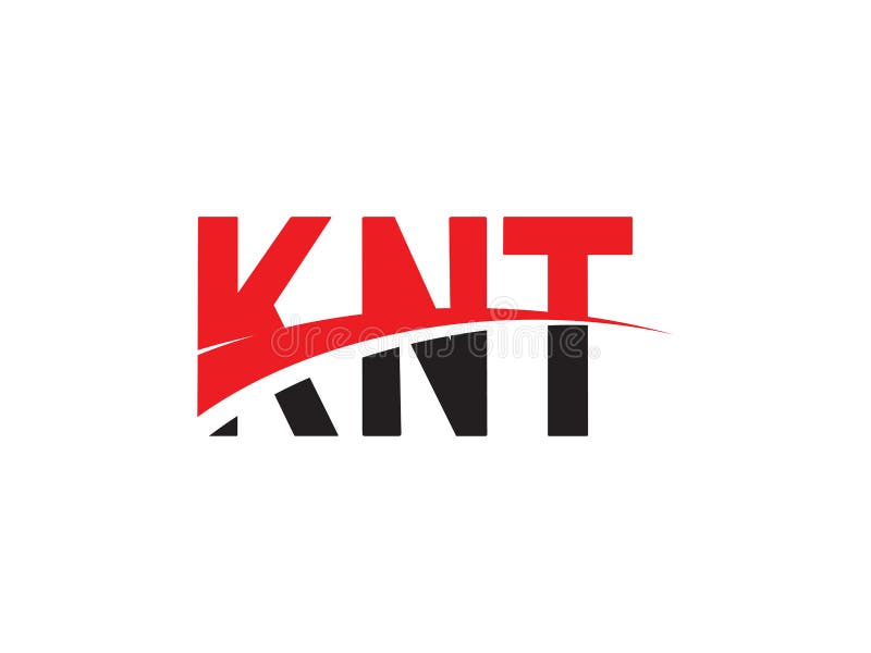 KNT Letter Initial Logo Design Vector Illustration Stock Vector ...