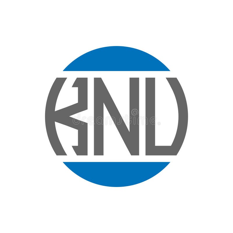 KNU Letter Logo Design on White Background. KNU Creative Initials ...
