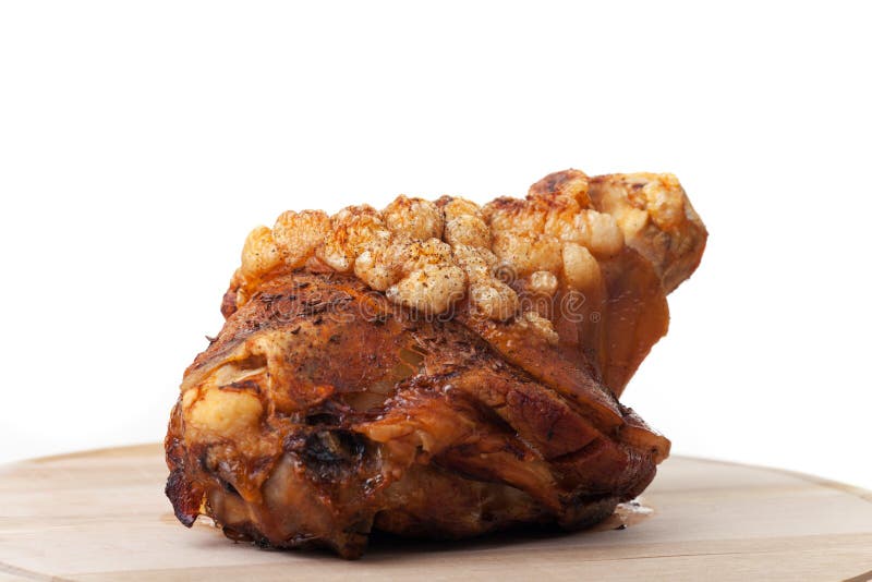 Grilled knuckle of pork stock image. Image of cooking - 23060283