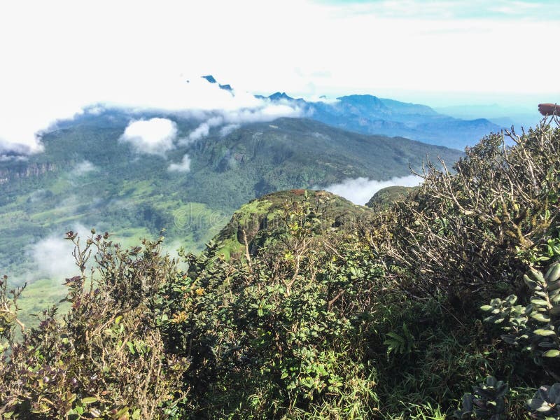 Knuckles Mountain Range at Knuckles Forest Reserve. Stock Photo - Image ...