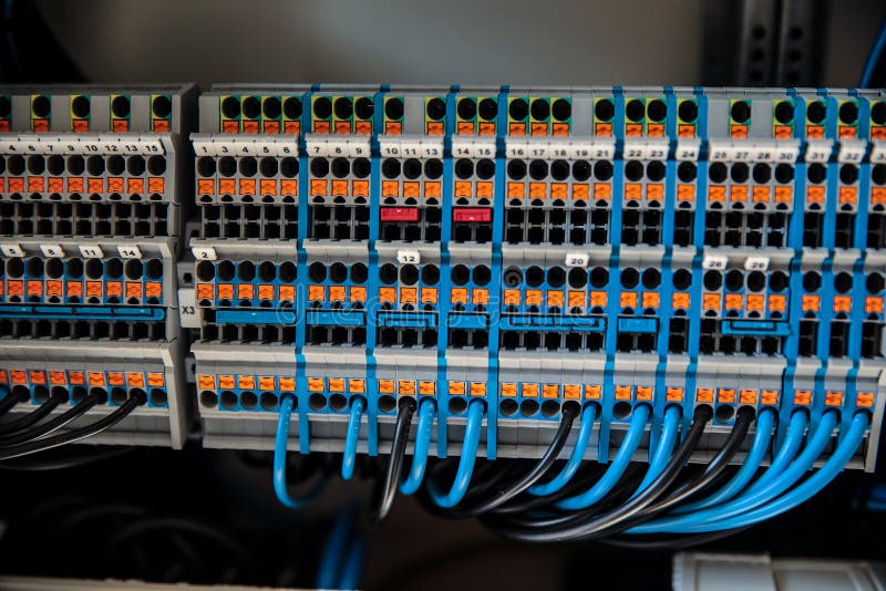 KNX Control Panel for Intelligent Home Automation in Housing. Stock ...