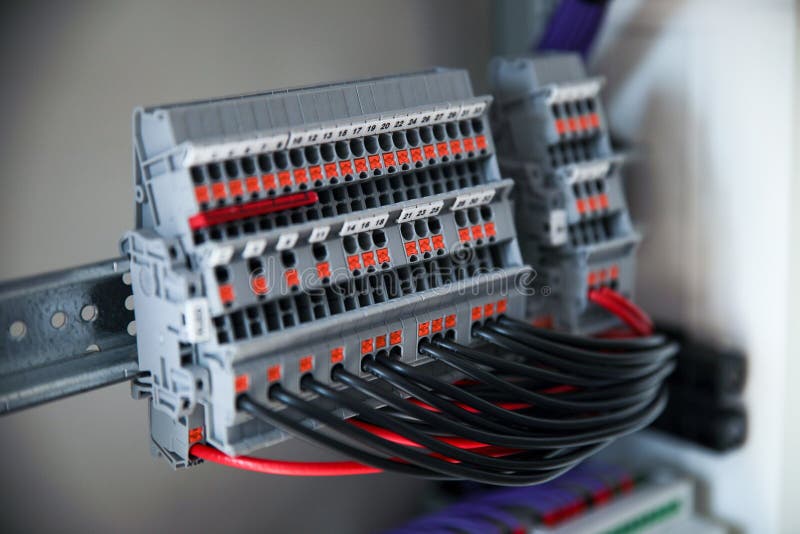 KNX Control Panel for Intelligent Home Automation in Housing. Stock ...