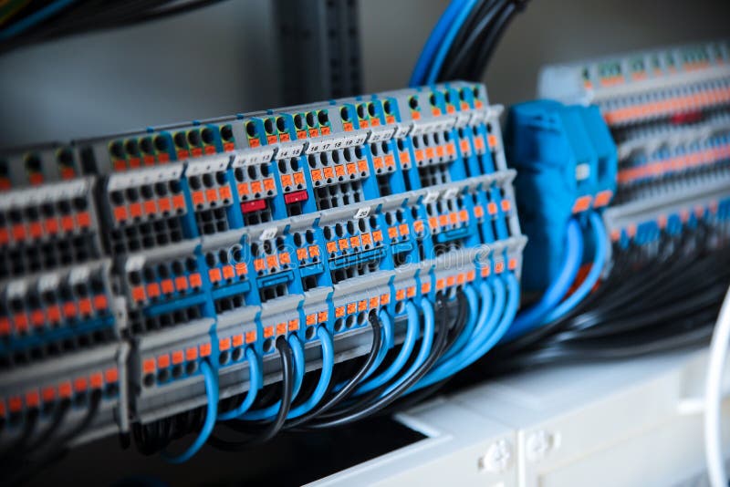 ABB KNX Bus Power Supplies in the Electrical Panel for Process Control ...