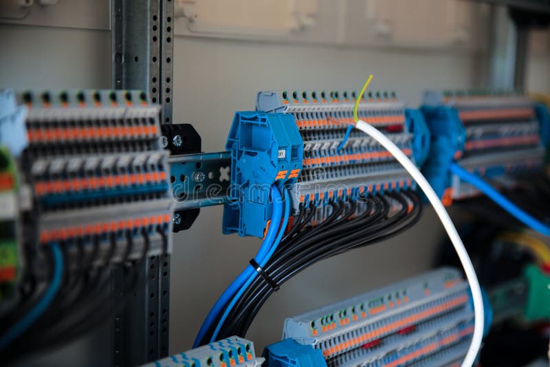 ABB KNX Bus Power Supplies in the Electrical Panel for Process Control ...