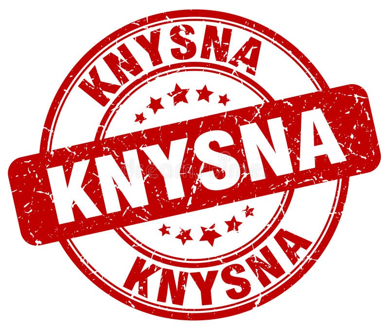 Knysna stamp stock vector. Illustration of seal, stamp - 120846036