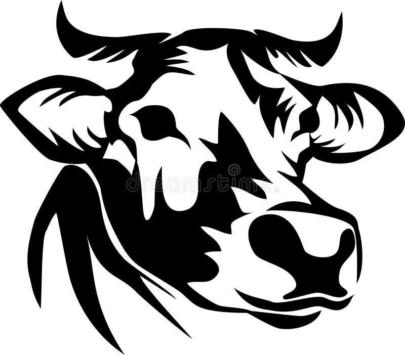 Cow vektor illustrationer. Illustration av hemhjälp, illustration ...