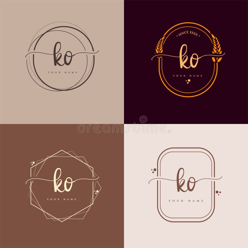 Ko Initials Stock Illustrations – 415 Ko Initials Stock Illustrations ...