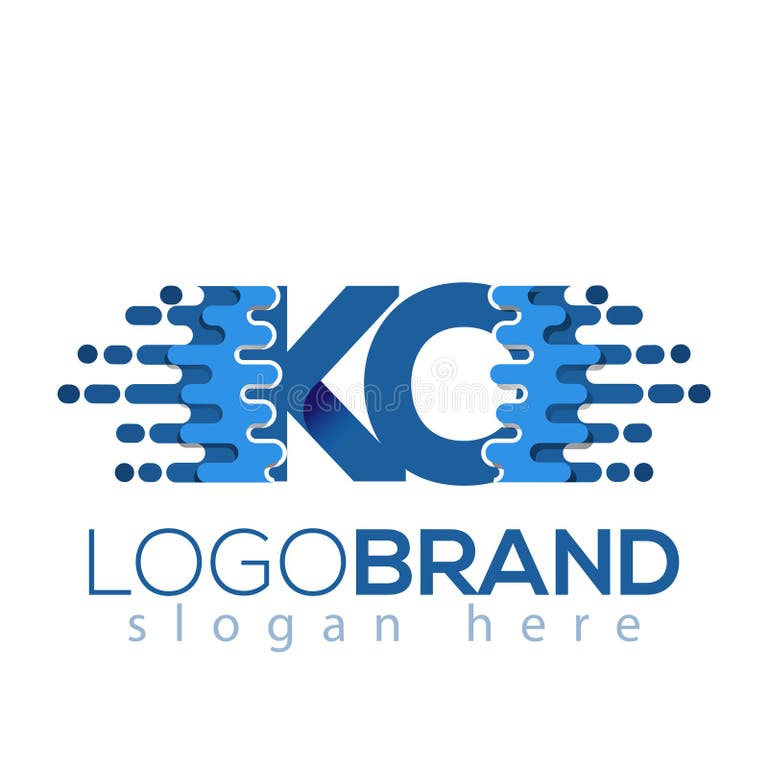 KO Letter Pixel Icon Vector Logo Element. Initial Letter Speed Logo ...