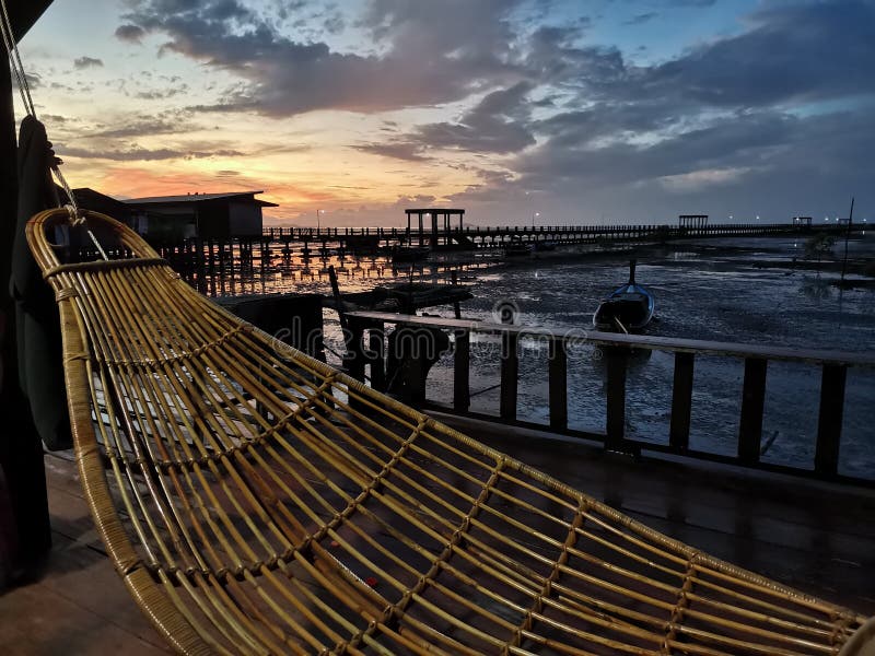 Ko Libong stock photo. Image of sunset, shore, cloud - 262460570