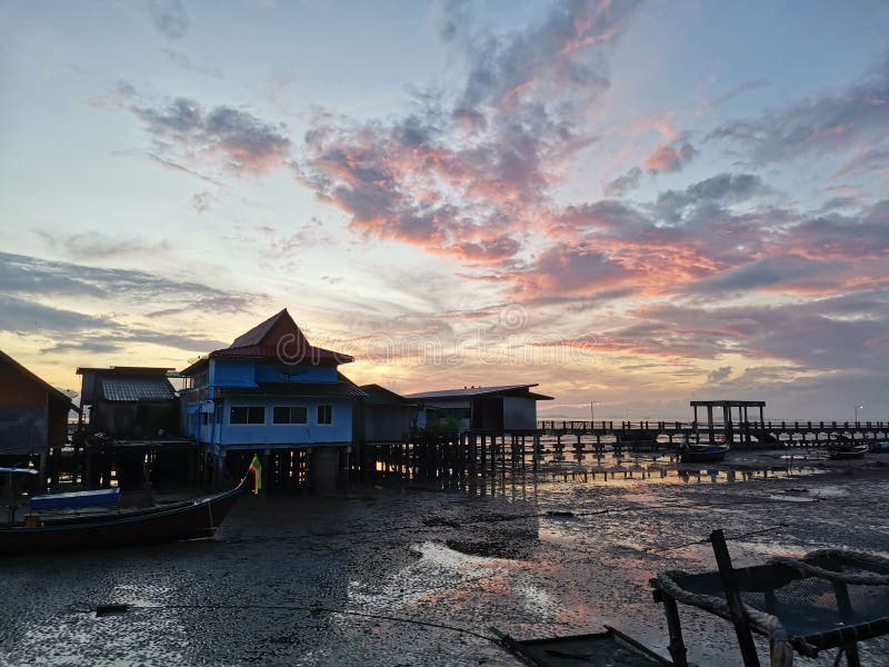 Ko Libong stock image. Image of horizon, sunset, coast - 262460713