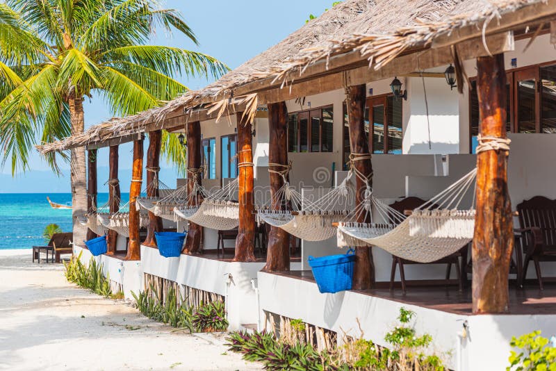Ko Lipe, Thailand: Bungalows at Resort Editorial Stock Photo - Image of ...