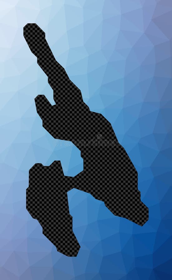 Ko Phi Phi geometric map. stock vector. Illustration of frame - 181165231