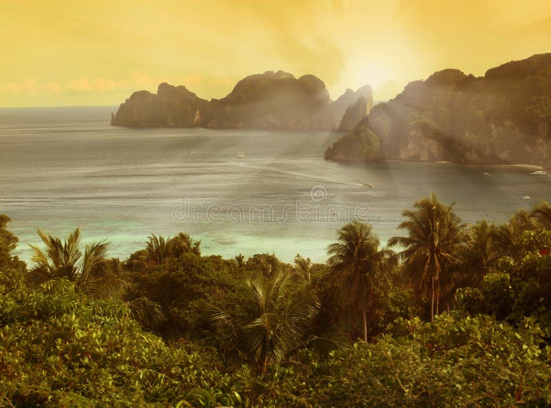 Phi Phi Island, Thailand stock photo. Image of siam, island - 3454882