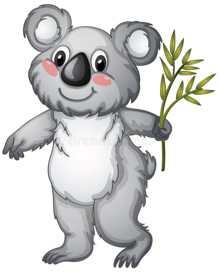 Scared Koala Bear stock illustration. Illustration of bear - 153194