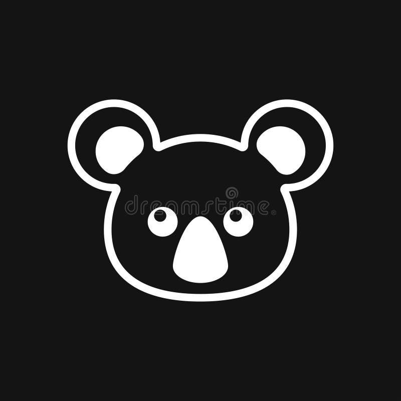 Koala Bear Icon Animal Symbol, Logo, Symbol Stock Illustration ...