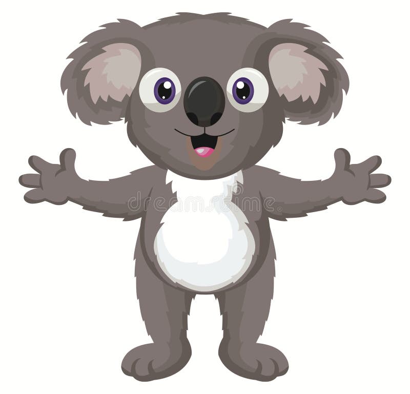 Koala Cartoon Character stock vector. Illustration of cartoon - 83197973