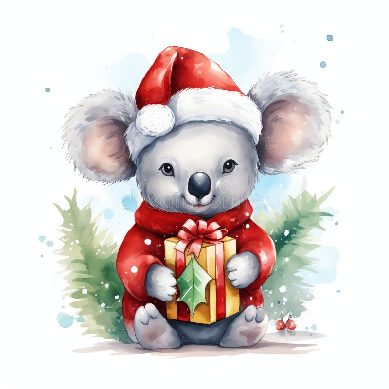 Koala Christmas Stock Illustrations – 962 Koala Christmas Stock ...