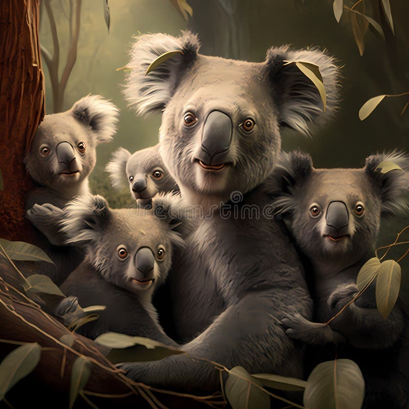 Koala Colony Stock Illustrations – 11 Koala Colony Stock Illustrations ...
