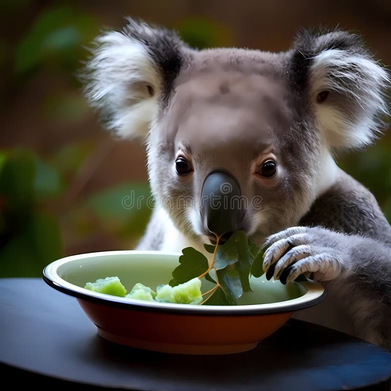 Koala Eating Stock Illustrations – 224 Koala Eating Stock Illustrations ...