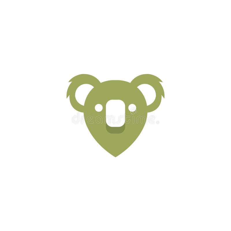 Koala Head Logo Design. Koala Vector Illustration Stock Vector ...