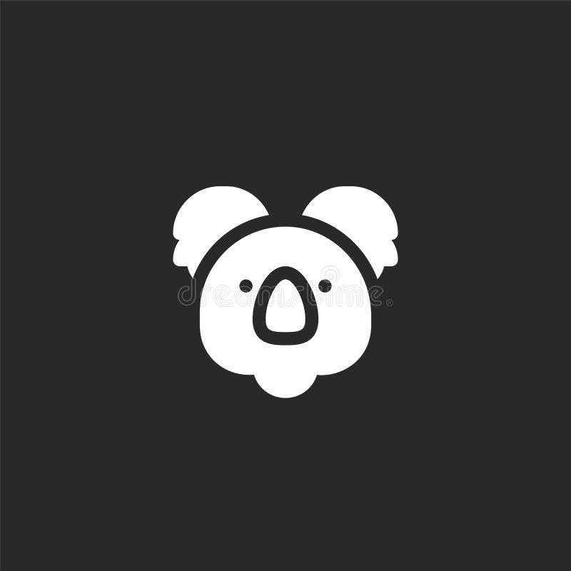 Koala Icon. Filled Koala Icon for Website Design and Mobile, App ...
