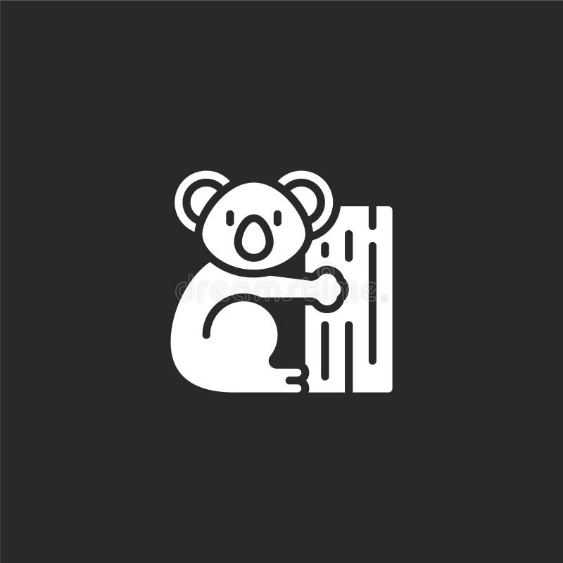 Koala Icon. Filled Koala Icon for Website Design and Mobile, App ...