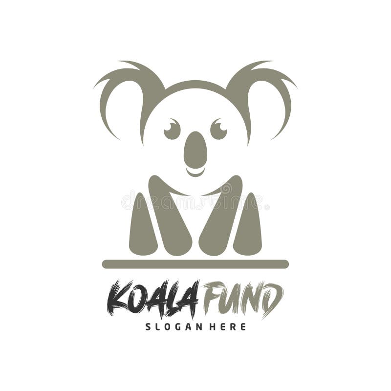Koala Logo Design Vector. Illustration Design Koala Logo Template Stock ...