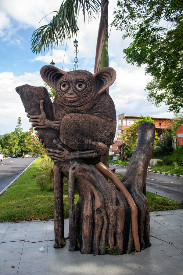 Koala Statue on the Sidewalk Stock Photo - Image of iron, monument ...