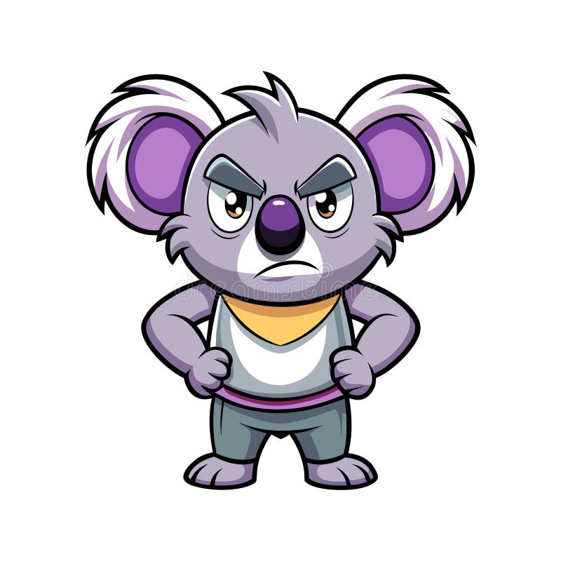 Koalas Strain in Homebrewing Craft Illustration Stock Illustration ...