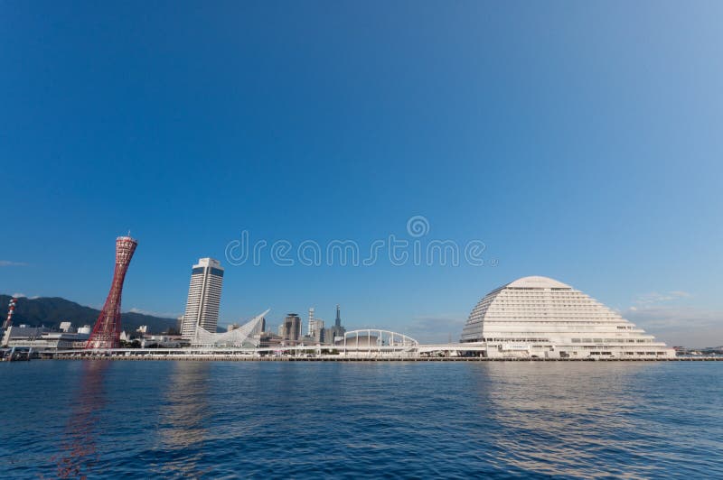 Kobe Bay in Daytime editorial stock image. Image of aerial - 60488029