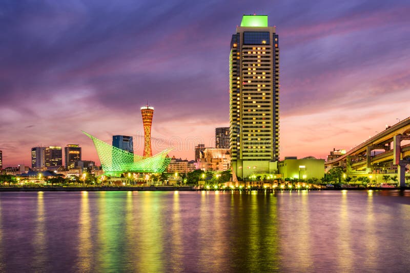 Kobe, Japan stock image. Image of buildings, modern, landmark - 54627943