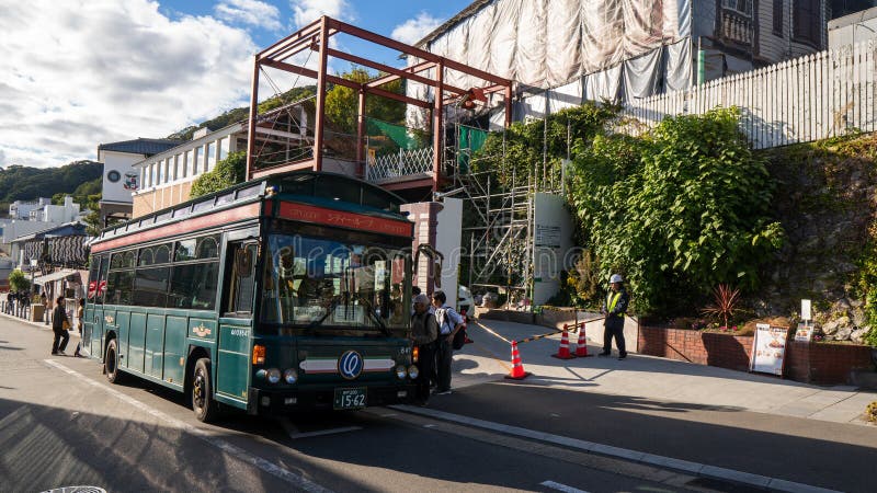 Kobe, Japan - May 24, 2015 : Kobe City Loop Bus Editorial Stock Image ...