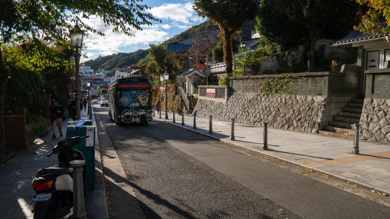 Kobe, Japan - May 24, 2015 : Kobe City Loop Bus Editorial Stock Image ...