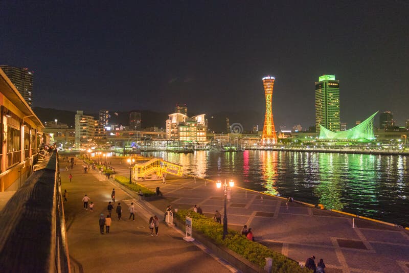 Kobe Port Tower, Landmark of Kobe, Japan Editorial Image - Image of ...