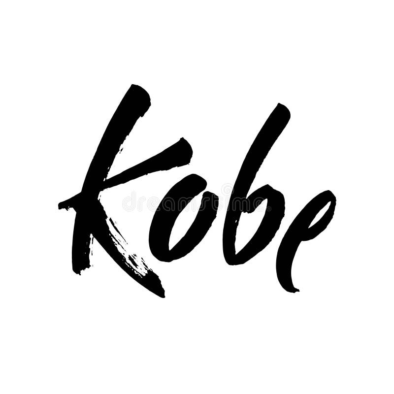 Name Kobe Stock Illustrations – 35 Name Kobe Stock Illustrations ...