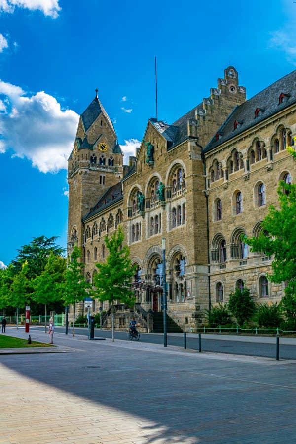 KOBLENZ, GERMANY, AUGUST 13, 2018: Historical Building of Prussian ...