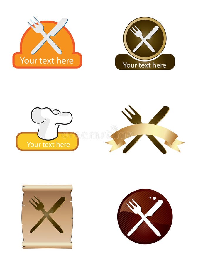 Kochen des Zeichensets stock abbildung. Illustration von zeichen - 24332439