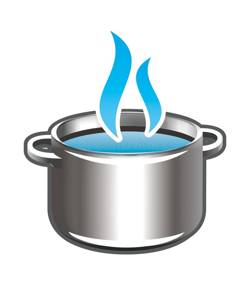 Kochen im Topf stock abbildung. Illustration von nahrung - 33978054