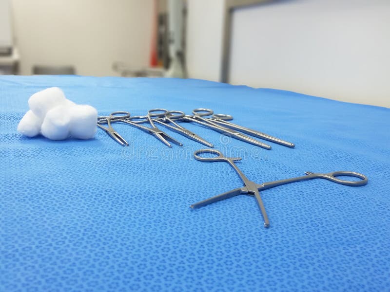 Kocher Forceps and Cotton Ball Stock Image - Image of cotton, care ...