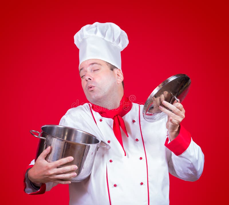 Kochgeruch der offene Topf stockfoto. Bild von nachahmer - 76534374