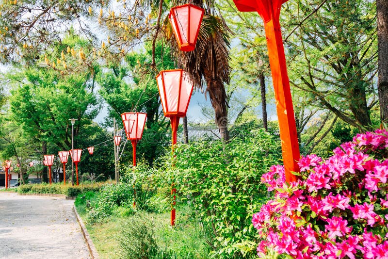 Kochi Castle Park at Spring in Kochi, Shikoku, Japan Stock Photo ...