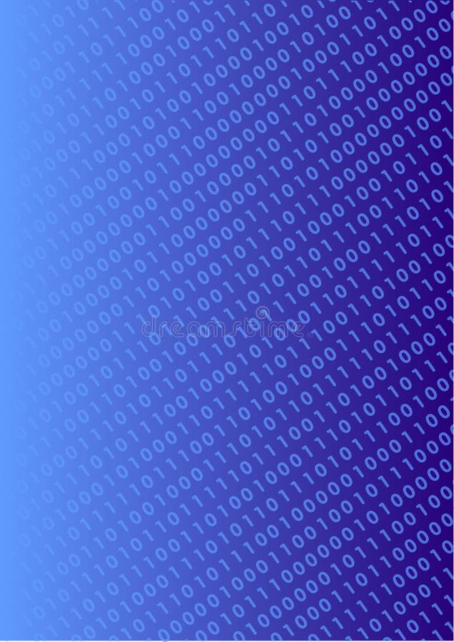 Kod binarny tło ilustracja wektor. Ilustracja złożonej z greenbacks ...