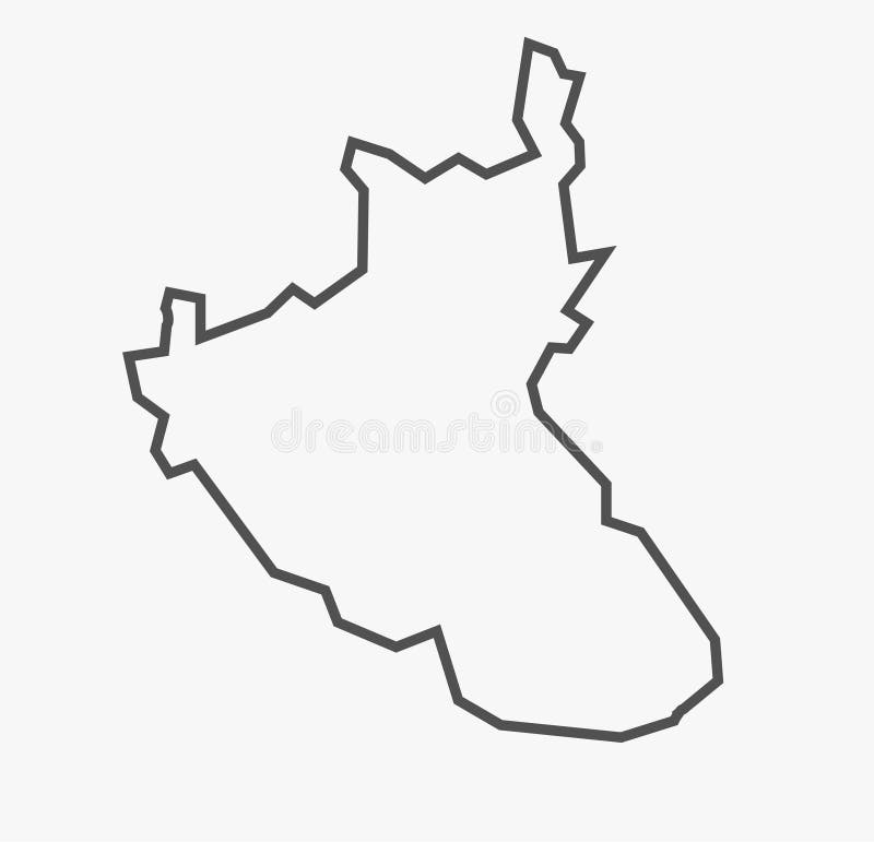 Kodagu District Map Karnataka State India Stock de ilustración ...