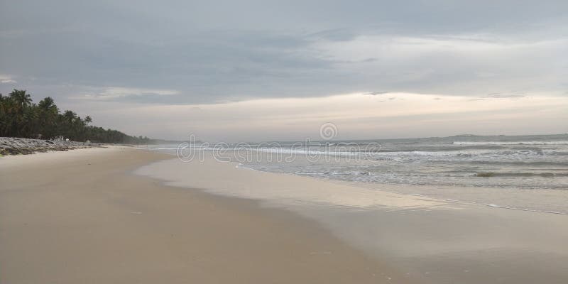 Kodi bengare beach stock image. Image of travel, destination - 195336831