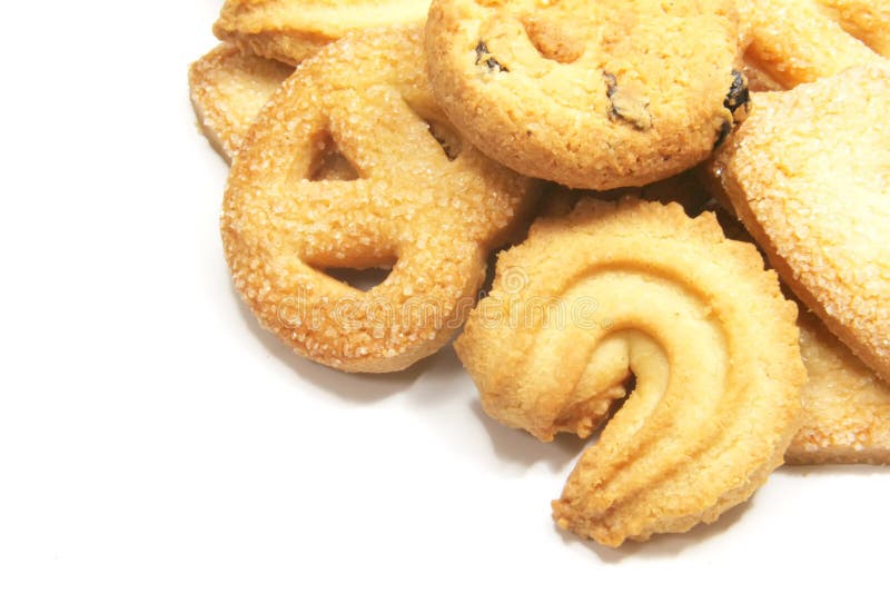 Koekjes Van De Tijd Van De Thee De Engelse Deense Stock Afbeelding ...