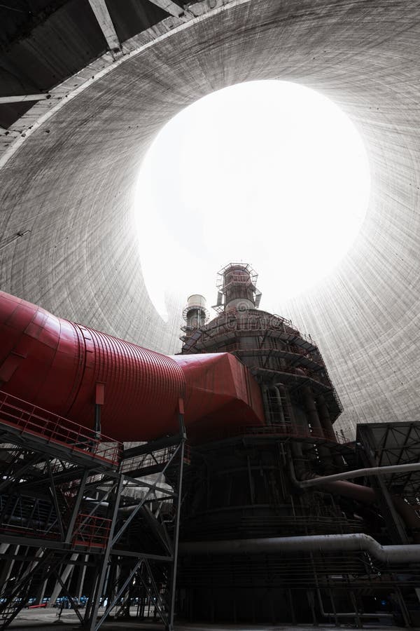 Koeltoren stock foto. Image of technologie, koeling, concreet - 44101850